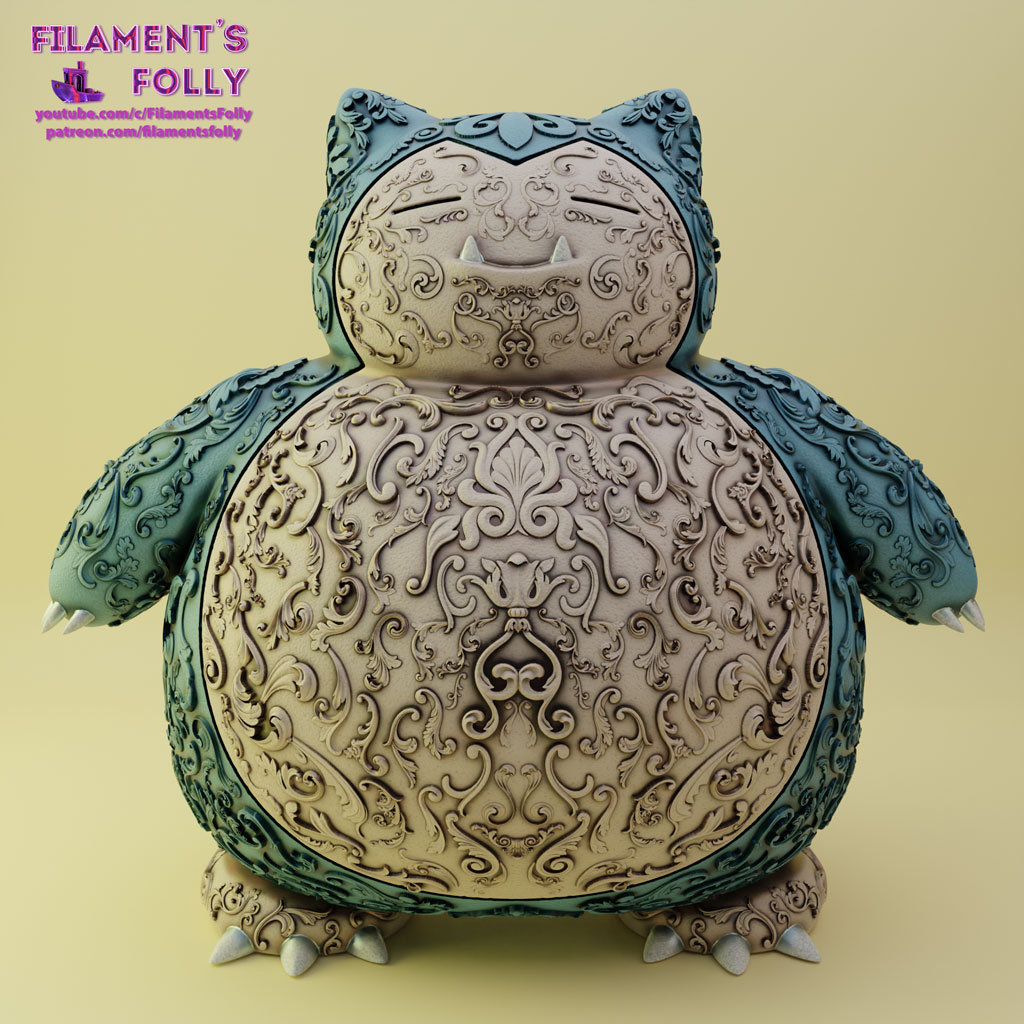 Ornamental Snorlax – Filaments Folly