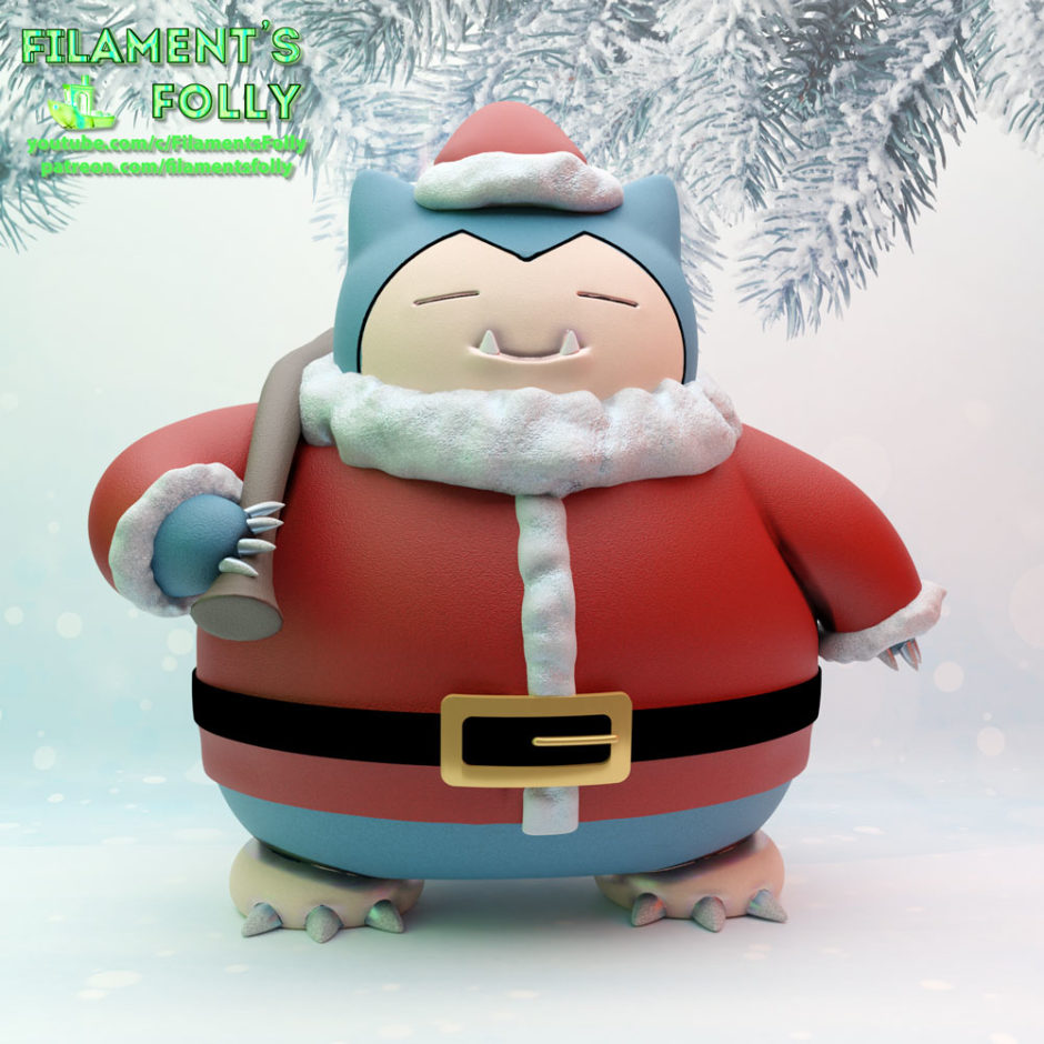 Santa Snorlax – Filaments Folly