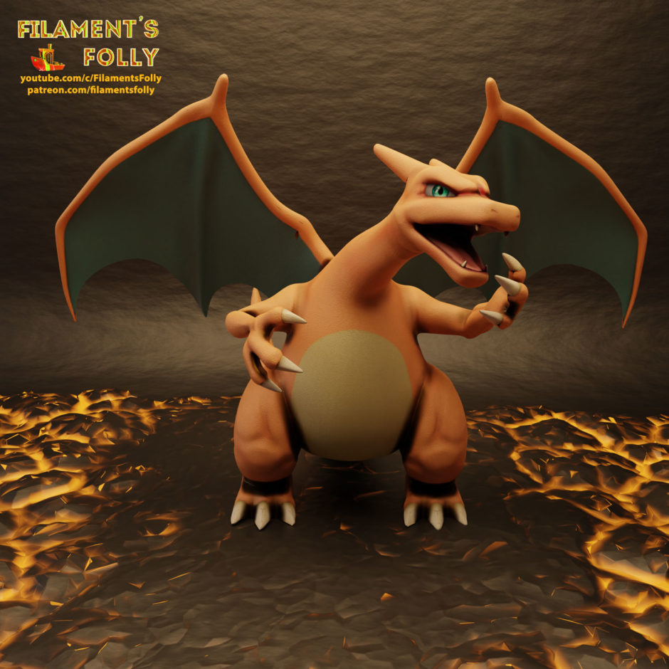 Clean Charizard – Filaments Folly